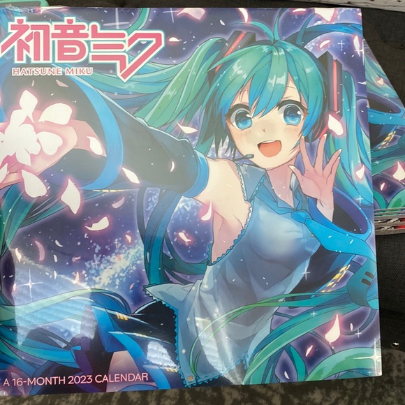 Office | Hatsune Miku 223 16 Month Calendar | Poshmark